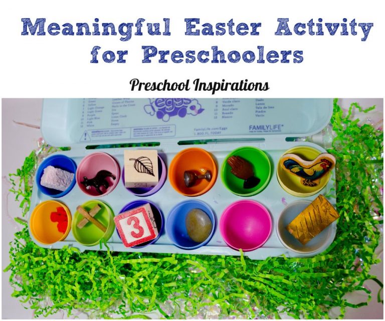 Hands-On Easter Activity for Preschoolers - Preschool Inspirations