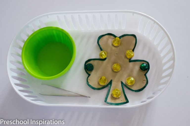 Montessori Shamrock Activity - Preschool Inspirations