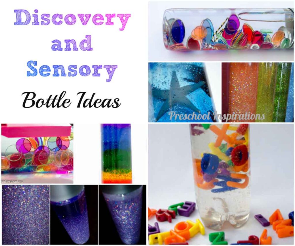 Discovery and Sensory Bottle Ideas - Preschool Inspirations