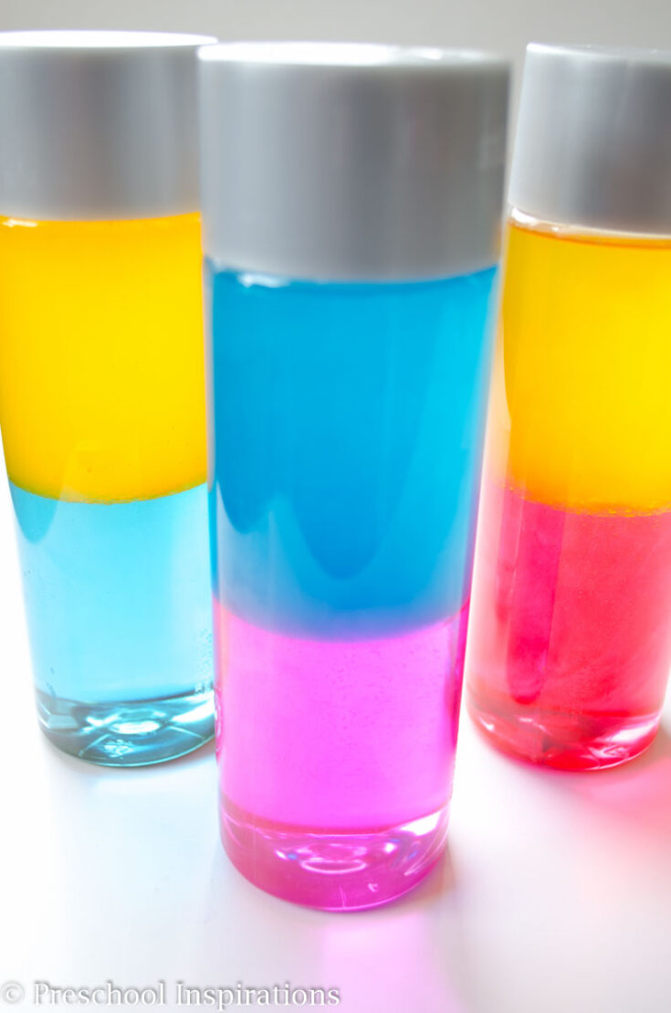 How to Make a Perfect Sensory Bottle - Preschool Inspirations