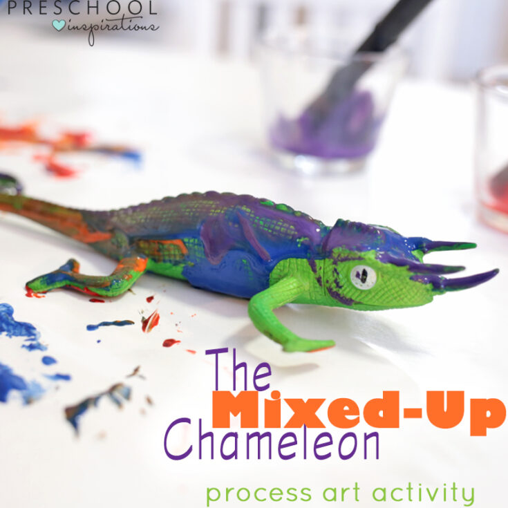 The Mixed-Up Chameleon Process Art Activity - Preschool Inspirations