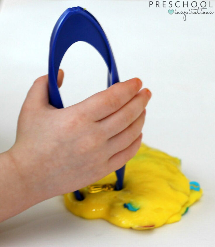 How To Make Easter Slime For Sensory Play - Preschool Inspirations