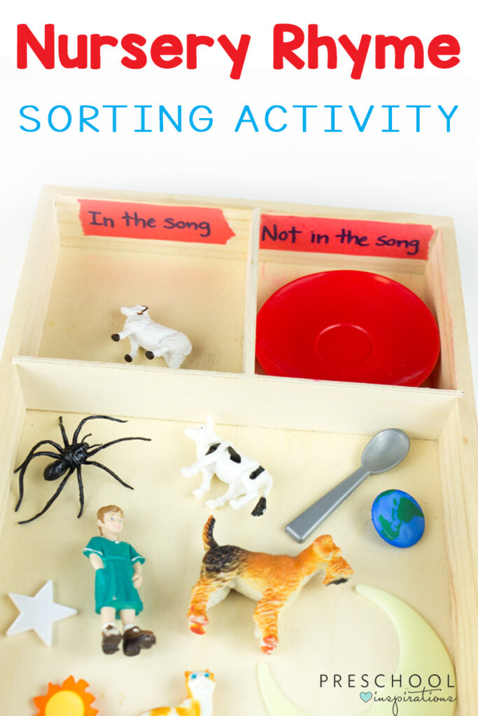 Simple Hands-On Nursery Rhyme Activity - Preschool Inspirations