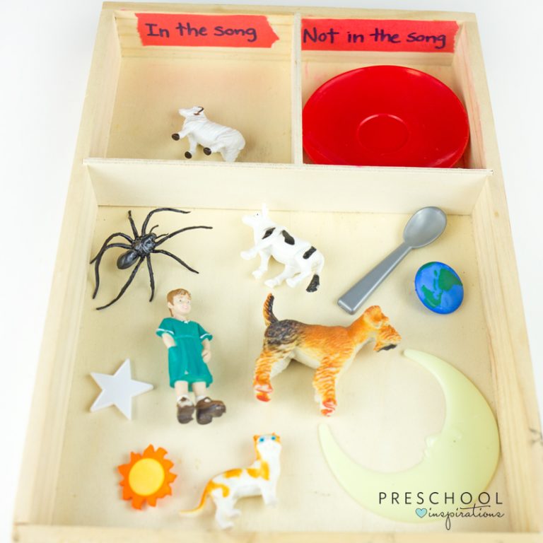 Simple Hands-On Nursery Rhyme Activity - Preschool Inspirations