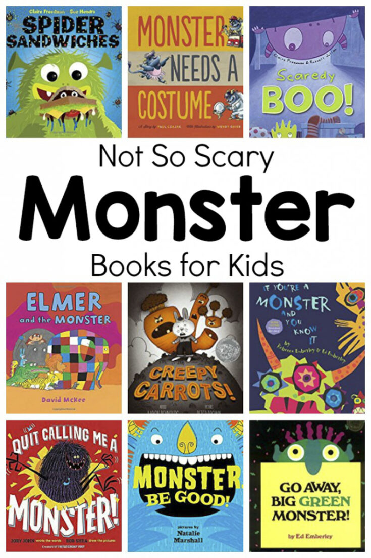 Not So Scary Monster Books for Kids - Preschool Inspirations