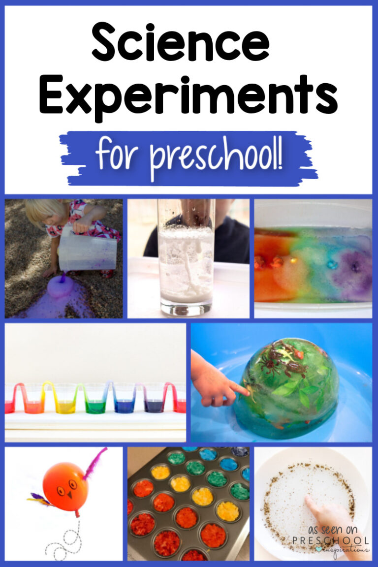 30+ Simple and Fun Preschool Science Activities - Preschool Inspirations