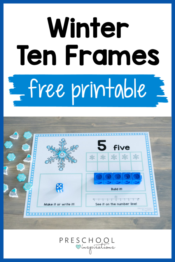 Winter Counting Mats - Preschool Inspirations
